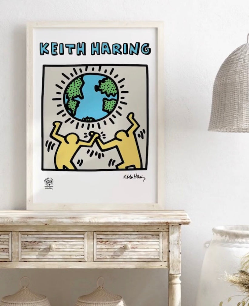 Keith Haring Inspired Earth Day Print – Fizzy Art
