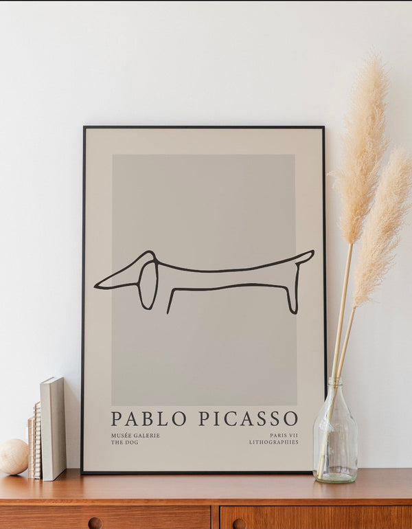 Pablo Picasso The Dog, Picasso print, Picasso Posters – Fizzy Art